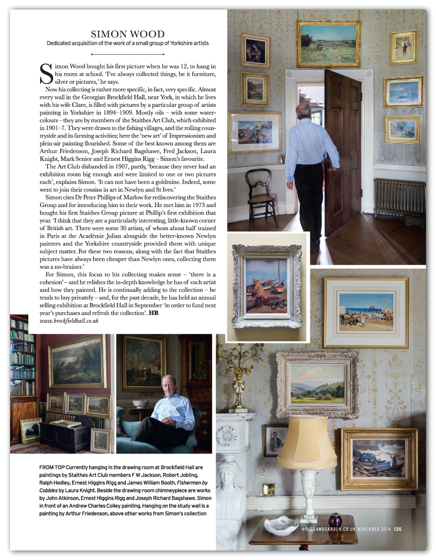 Brockfield Hall Staithes Group Artists Paintings